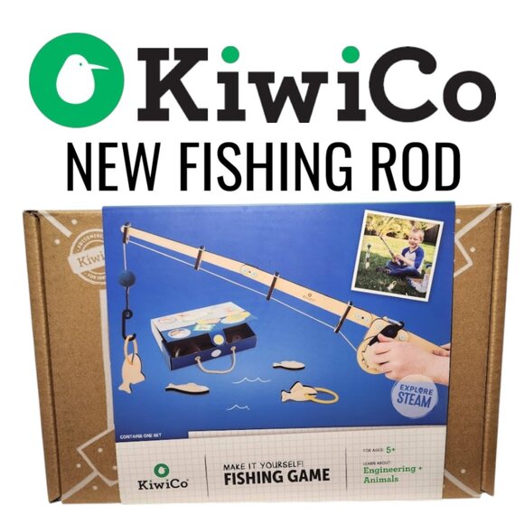 Kiwico | Toys | Kiwico Kiwi Crate Science Kit Fishing Rod Game Building ...